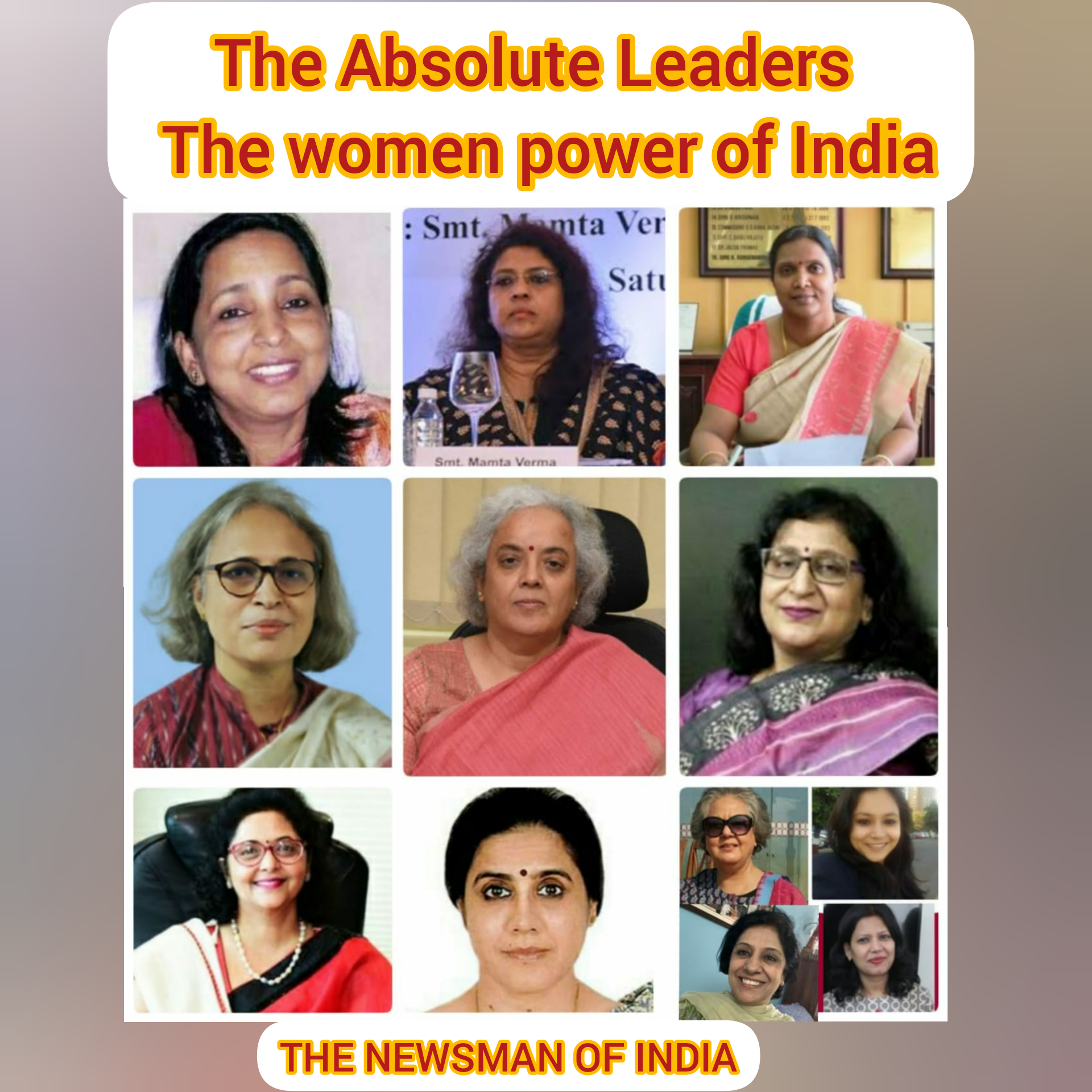 The Absolute Leaders - The women power of India - THE NEWSMAN OF INDIA ...