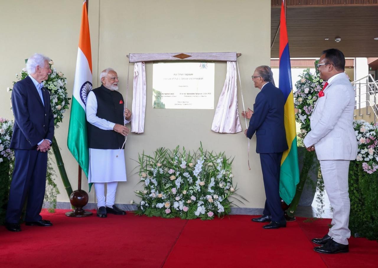 PM Modi inaugurates AB Vajpayee Institute of PS&I in Mauritius, a key ...
