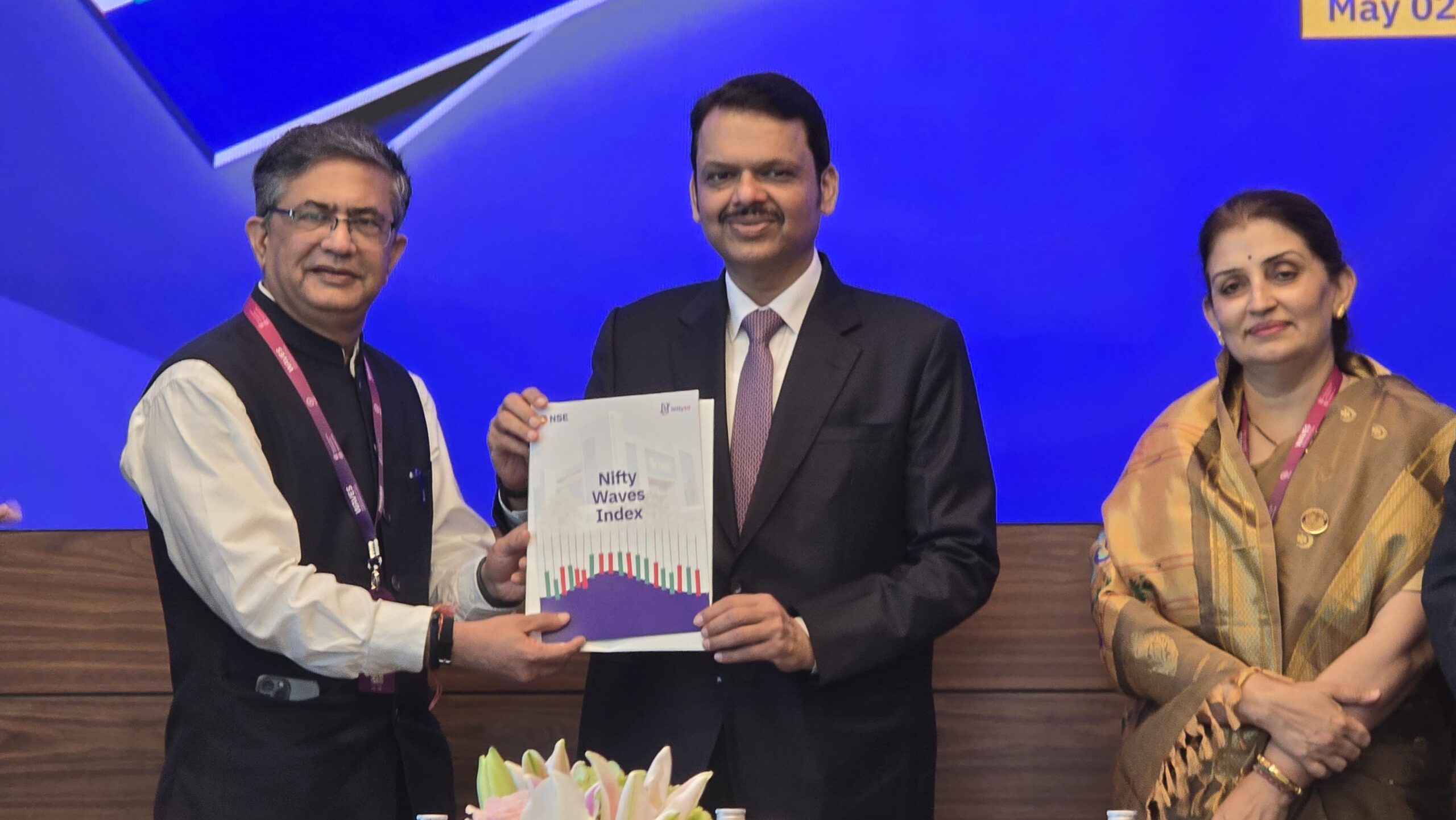 Nifty Waves Index launched at WAVES 2025 by Maharashtra CM, Devendra ...